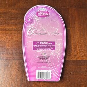 Disney | Other | 6 Disney Princess Erasers Snow White Cinderella Aurora ...